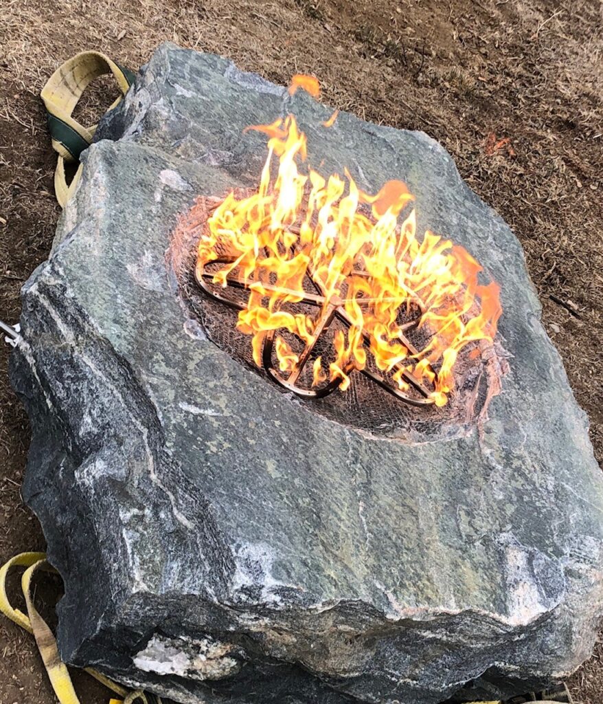 Burning Boulder Firepits - Perfect Boulders